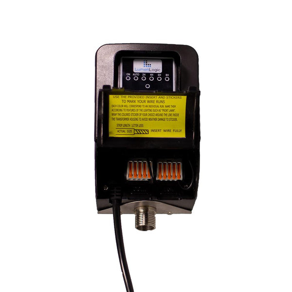 100W Low Voltage Transformer with Timer/Photocell - Lumen Logic™